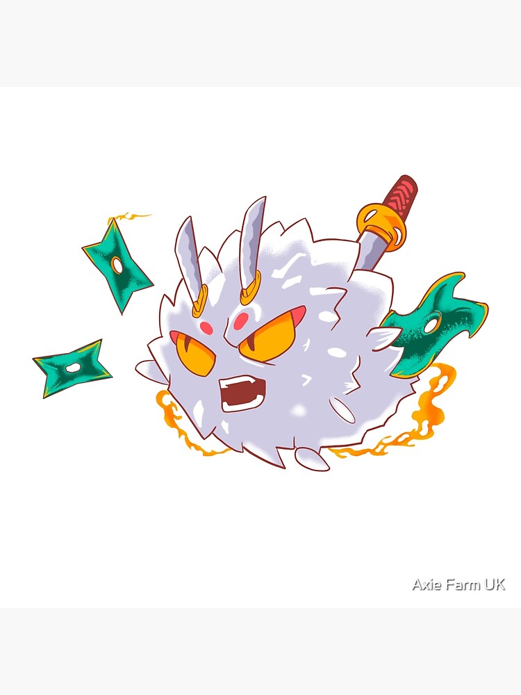 "Axie Infinity Beast Attacking" Art Print by TheLadyCereza | Redbubble