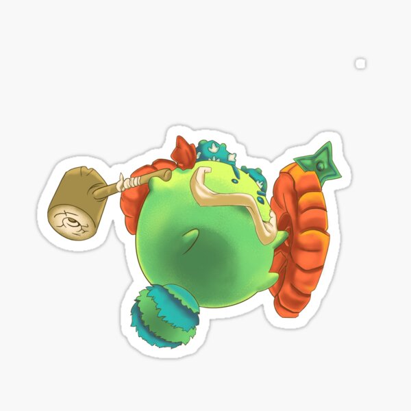 "Axie Infinity Plant Defending" Sticker for Sale by TheLadyCereza ...