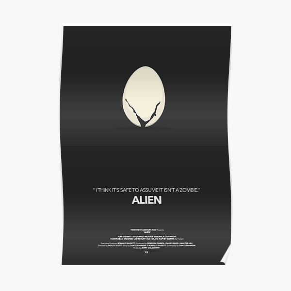 "Alien Movie Poster" Poster for Sale by byxii | Redbubble