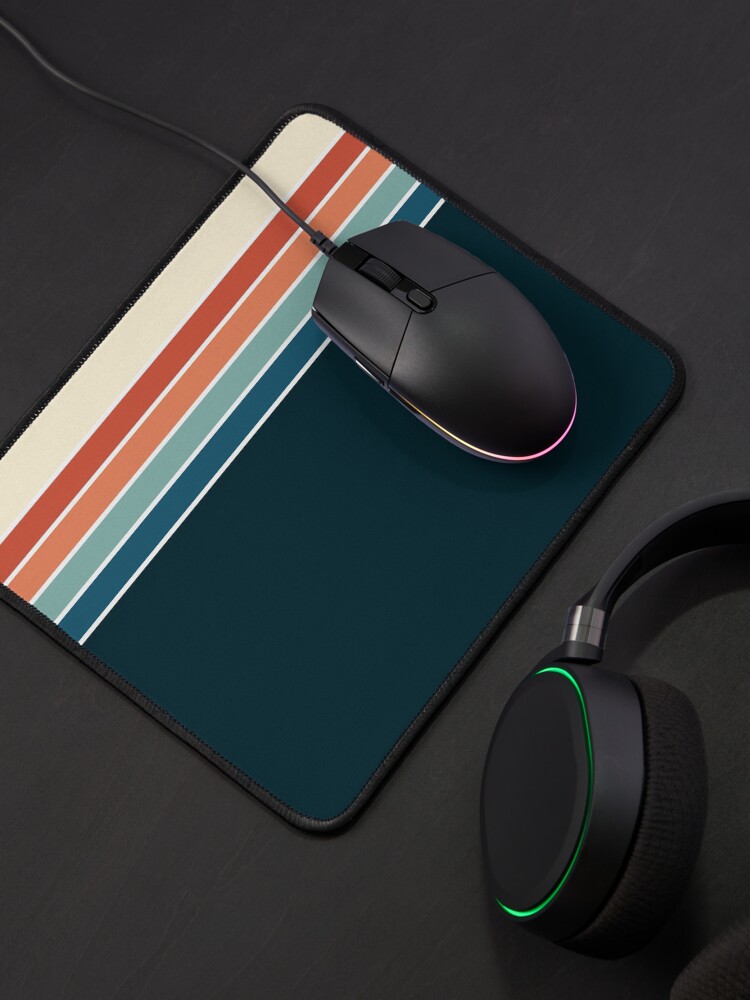 "70s Vintage Retro Stripes" Mouse Pad for Sale by ind3finite | Redbubble