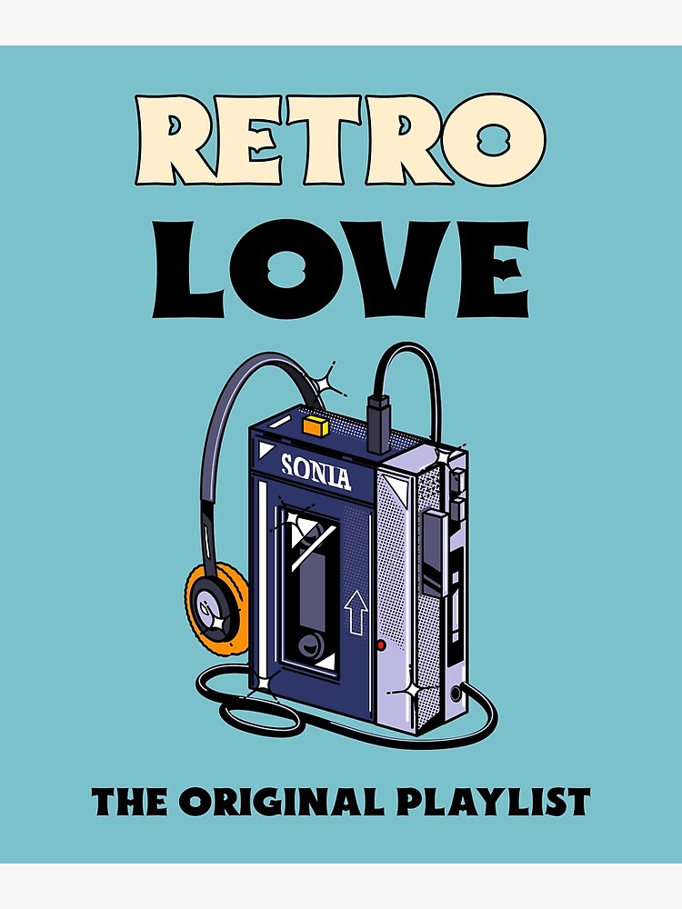 "The Original Playlist (Retro Design)" Poster for Sale by HSDesigns37 ...