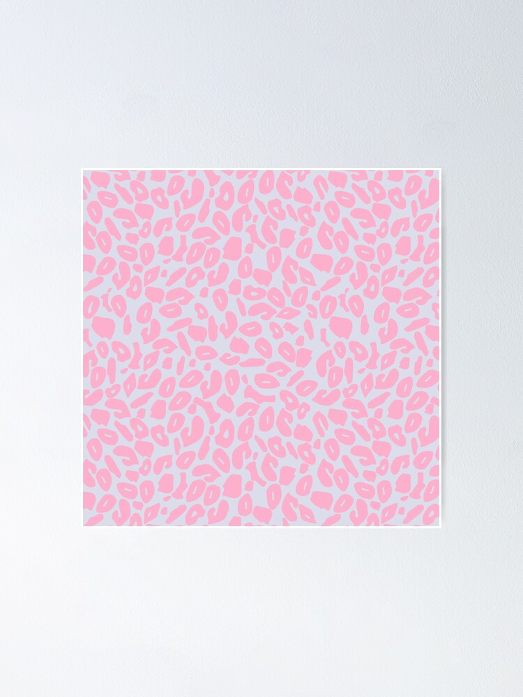 "Bubble Gum Pink Leopard Aesthetic" Poster for Sale by ledalinda ...