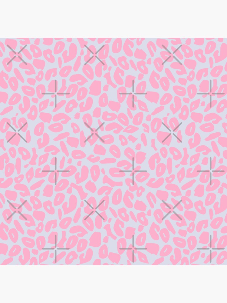 "Bubble Gum Pink Leopard Aesthetic" Sticker for Sale by ledalinda ...
