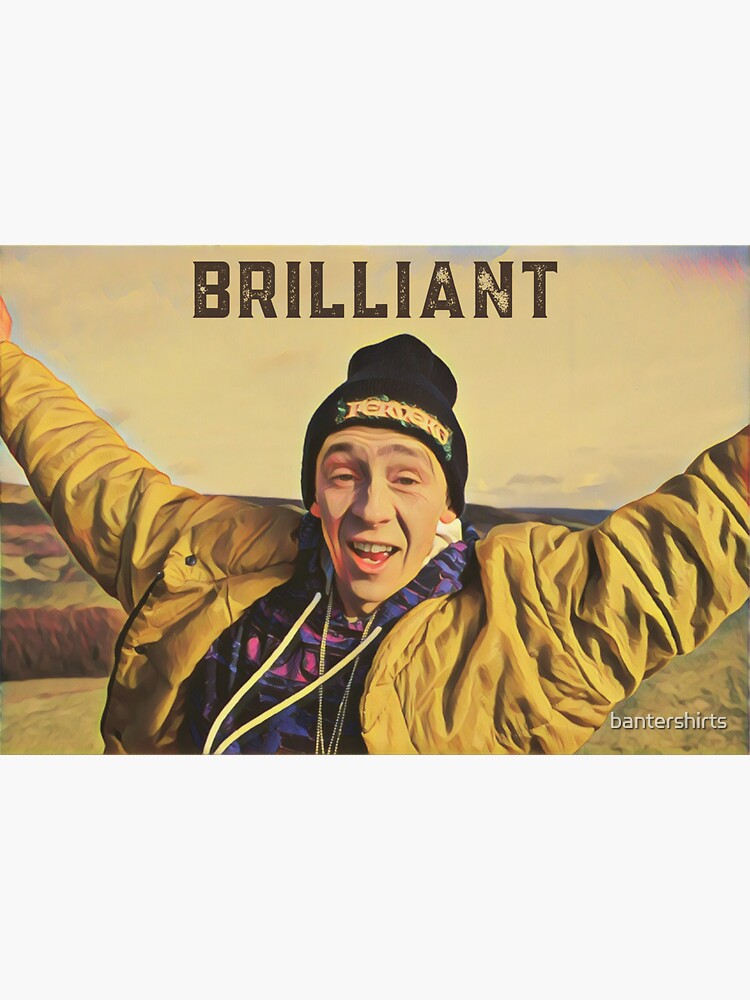 "Fast Show 'Brilliant' - British Banter" Sticker for Sale by ...