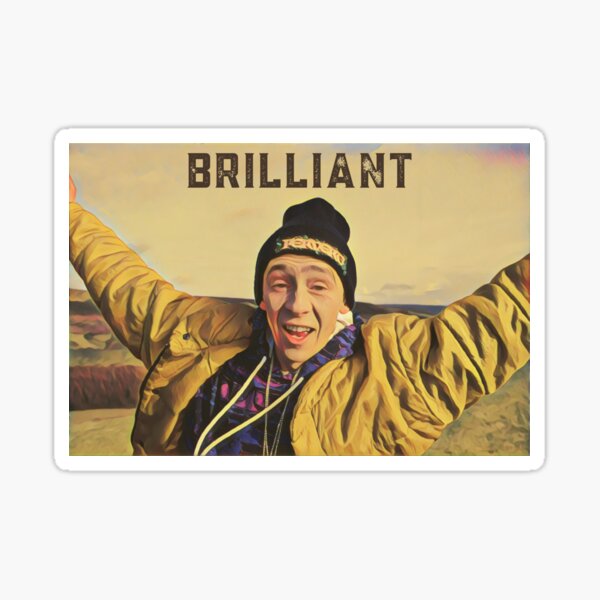 "Fast Show 'Brilliant' - British Banter" Sticker for Sale by ...