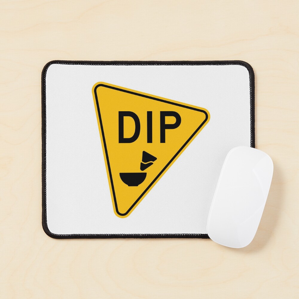 "Dip Sign" Sticker for Sale by stevenjlovelace | Redbubble