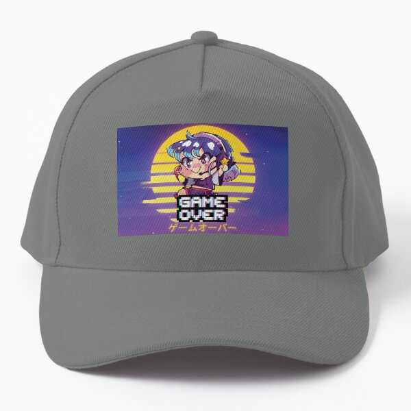 "Japanese vaporwave sad anime girl game over indie aesthetic" Cap for ...