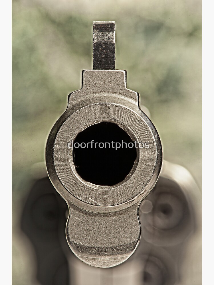 ".357 Magnum Revolver - 3" Sticker by doorfrontphotos | Redbubble