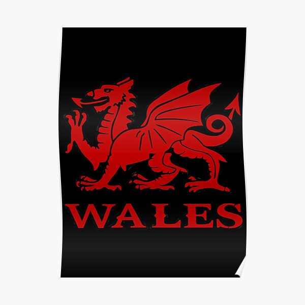 "welsh dragon " Poster for Sale by YeisyAn199 | Redbubble