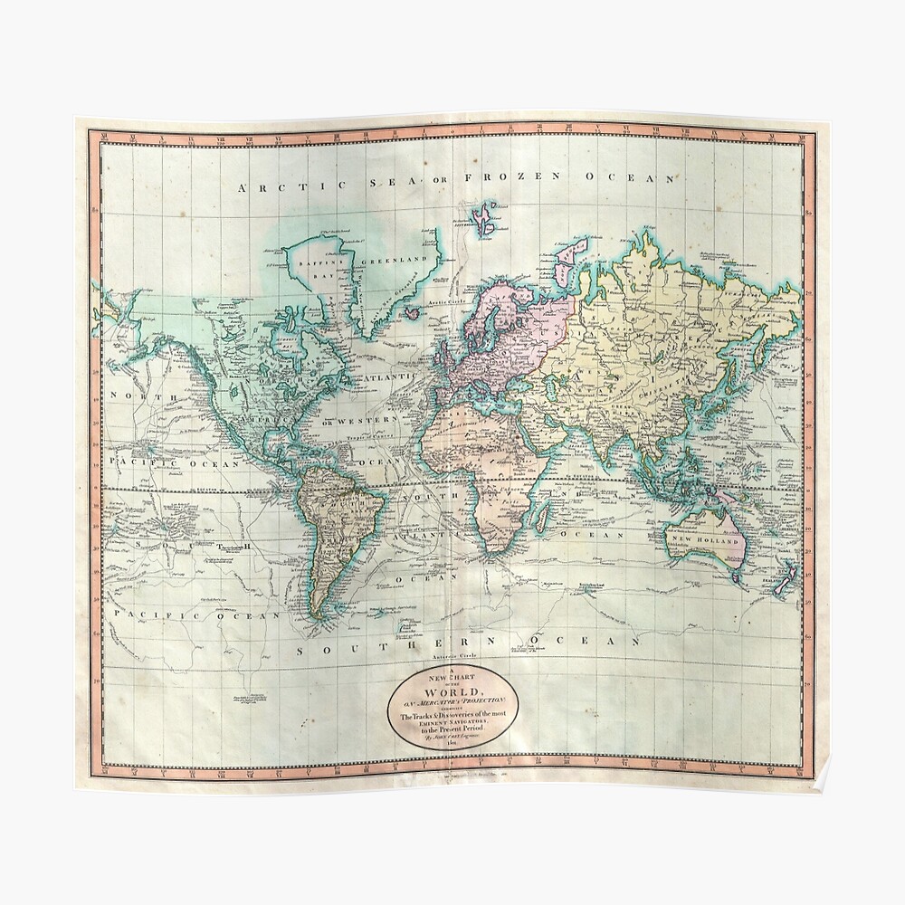 1801 Map Of The World - Map