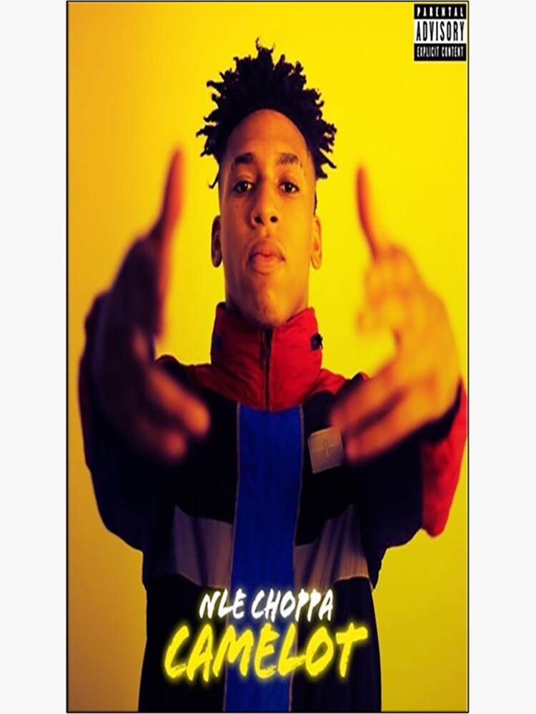 "NLE Choppa" Sticker for Sale by jhalfacrelange | Redbubble