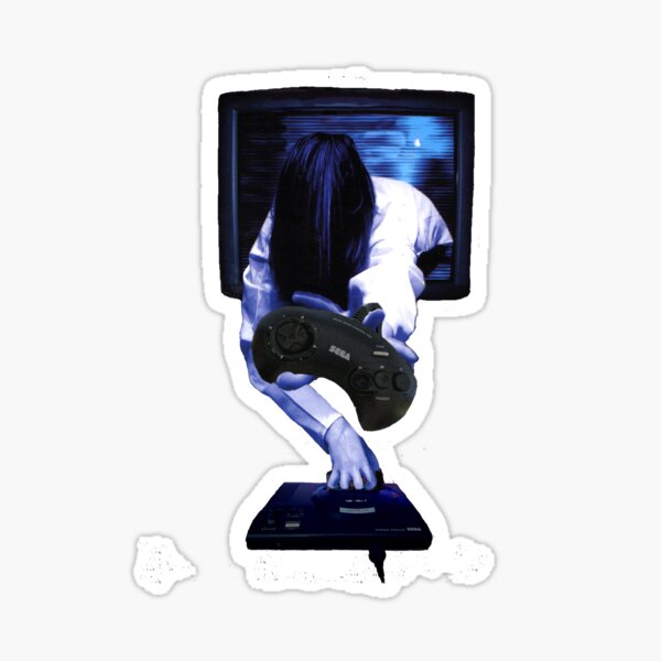 "Sadako Megadrive" Sticker for Sale by DBloke | Redbubble