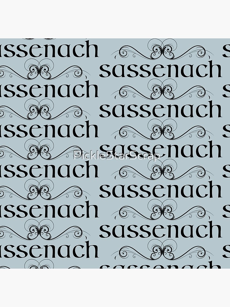 "OUTLANDER Sassenach Design " Throw Pillow for Sale by PickleStarScrap ...