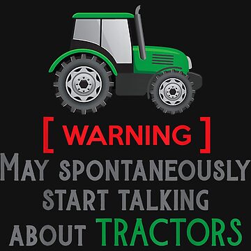 "Funny slogan and green tractor, farmer loves farming" Cap for Sale by ...