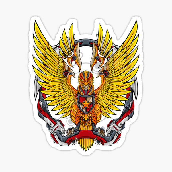 "LEGENDARY GARUDA" Sticker for Sale by virgiaone | Redbubble