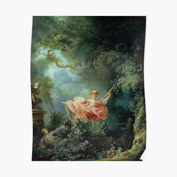 "Jean Honoré Fragonard - The Swing (1767) in Wallace Collection" Poster ...