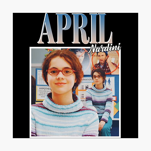 "April Nardini 90er Jahrgang" Fotodruck von LiaRomano | Redbubble