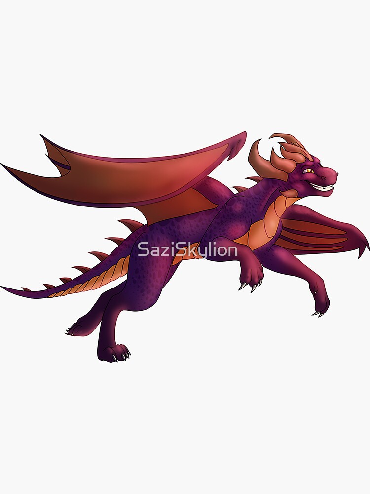 "Malefor" Sticker for Sale by SaziSkylion | Redbubble