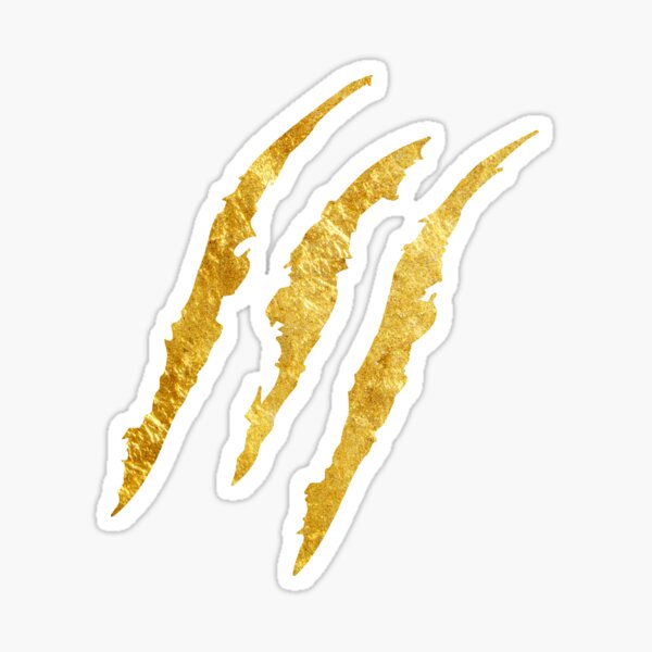 Claw Marks Stickers | Redbubble