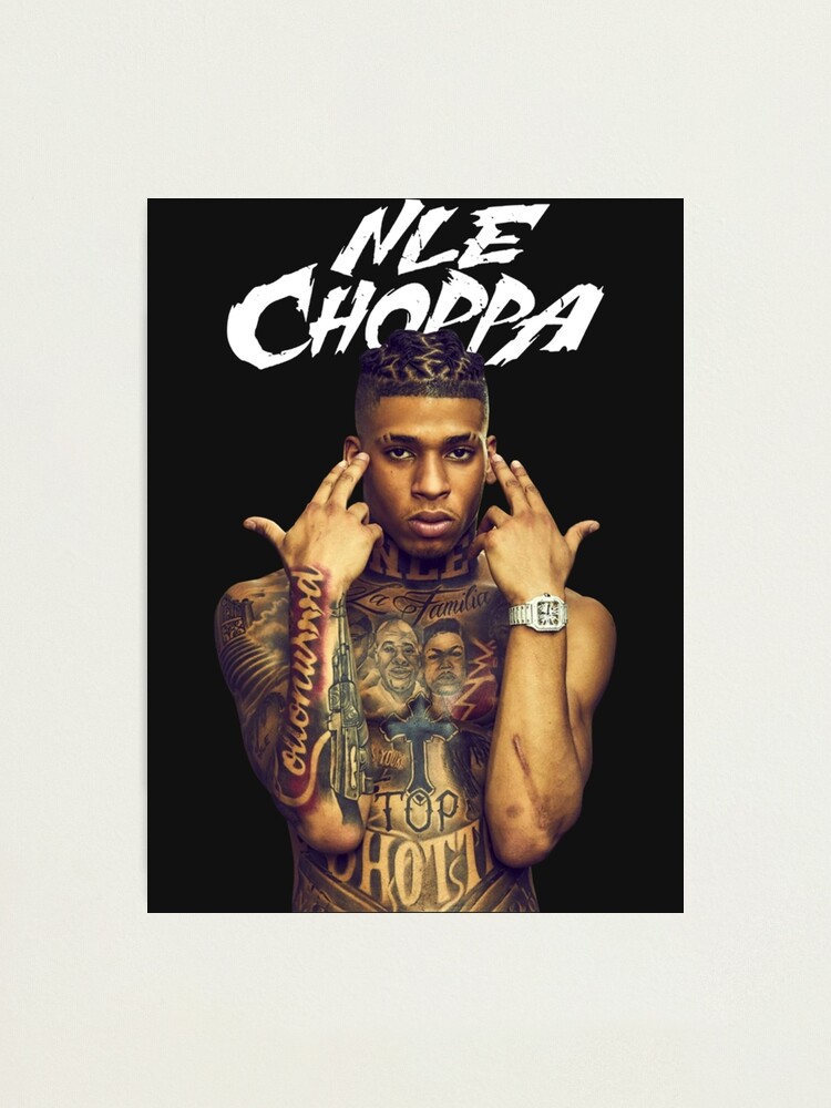 "NLE Choppa" Photographic Print for Sale by jhalfacrelange | Redbubble