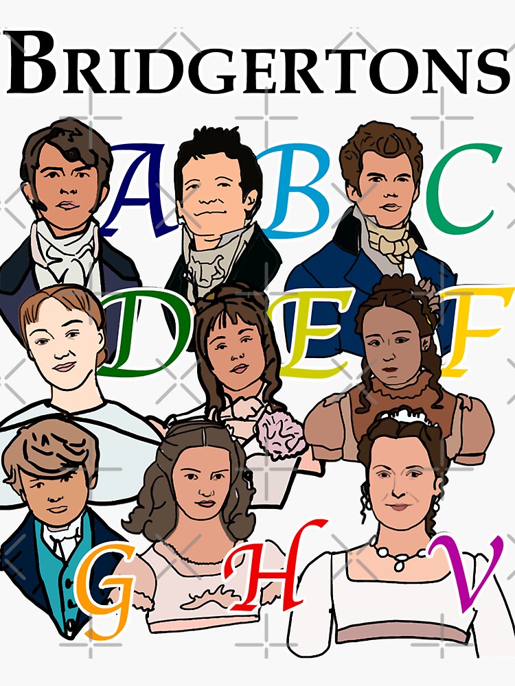 "Bridgerton Alphabet Lover Gifts" Sticker for Sale by HelloBridgerton ...