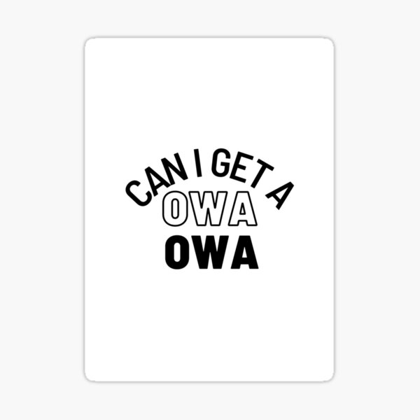 "Owa Owa Spiral Notebook" Sticker for Sale by MalcotThomson | Redbubble