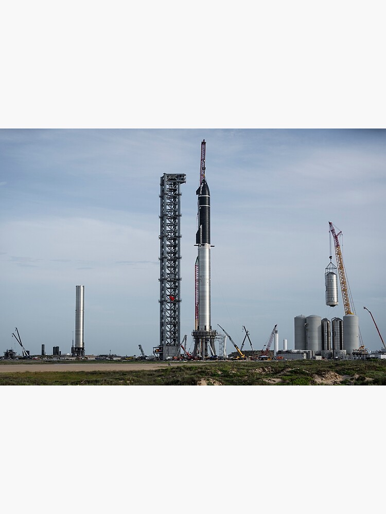 SpaceX Starship Full Stack Premium Matte Vertical Poster