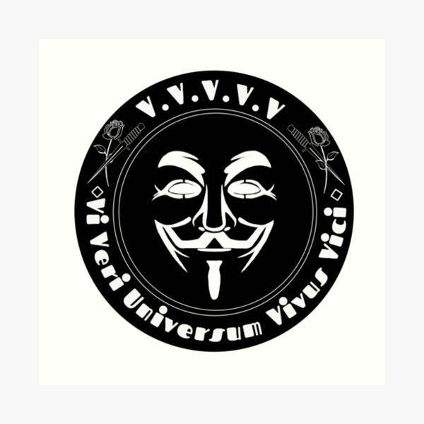"V for Vendetta Logo" Art Print for Sale by ValArtStudio | Redbubble