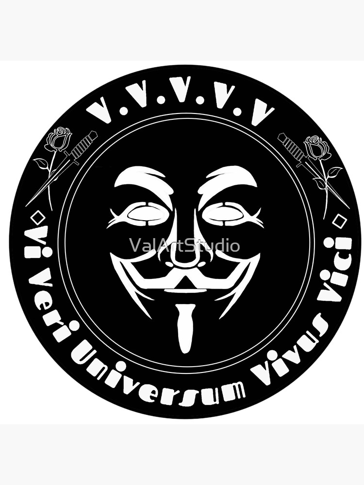 "V for Vendetta Logo" Art Print by ValArtStudio | Redbubble