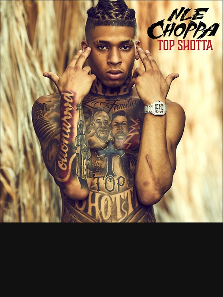 "NLE Choppa" Canvas Print for Sale by jhalfacrelange | Redbubble