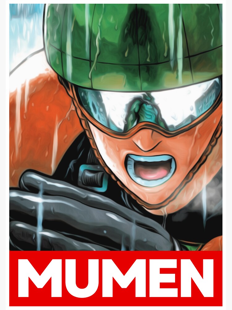"MUMEN RIDER" Sticker for Sale by arswan | Redbubble