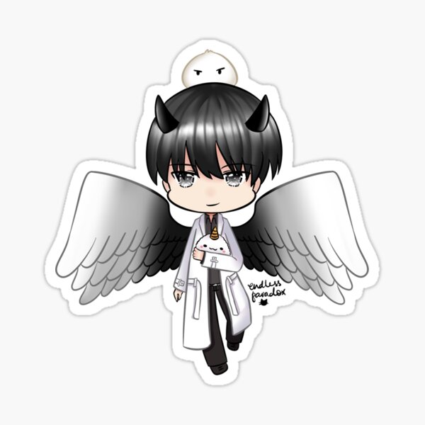 "Demon King of Salvation" Sticker for Sale by BerryTeesDesign | Redbubble