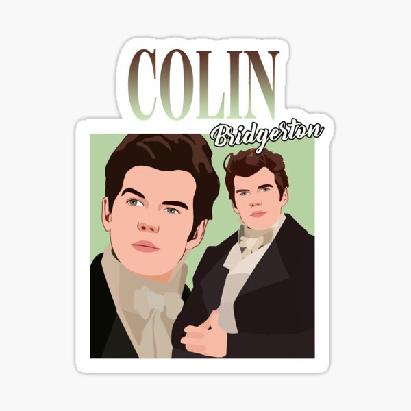 "Colin Bridgerton Mens My Favorite Gifts" Sticker for Sale by ...