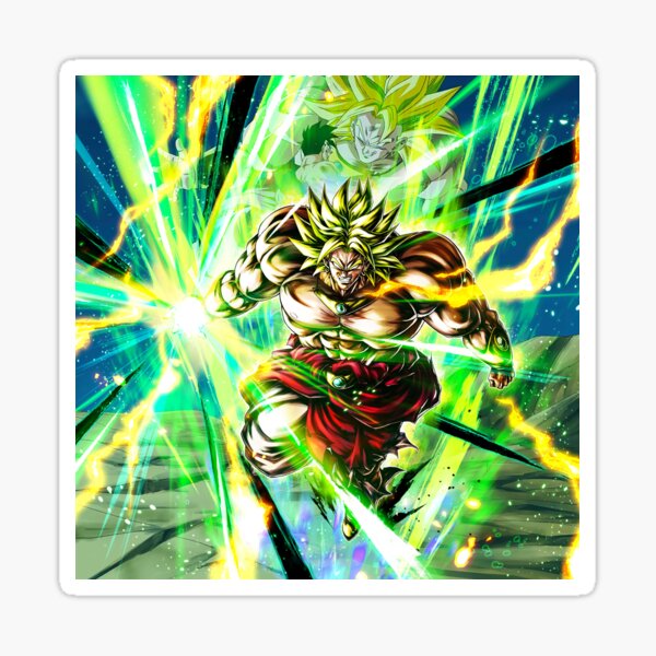 "Legendary Super Saiyan Broly" Sticker by Kai-Posts | Redbubble