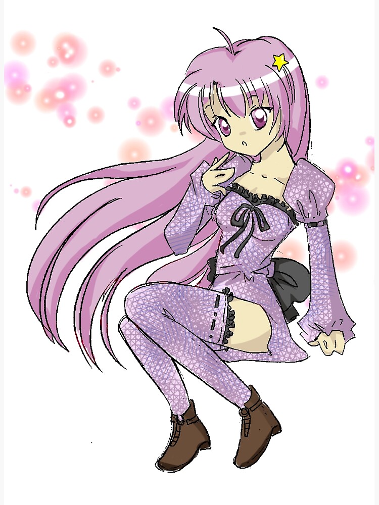 "Cute pink girl cartoon" Sticker for Sale by kunjib | Redbubble