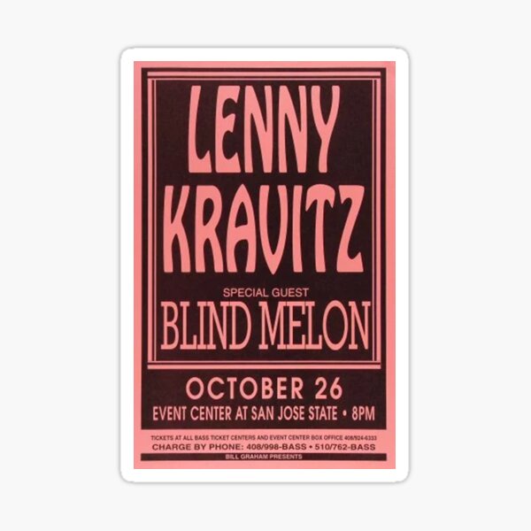 "Lenny Kravitz Poster" Sticker for Sale by MocelyKoycel | Redbubble