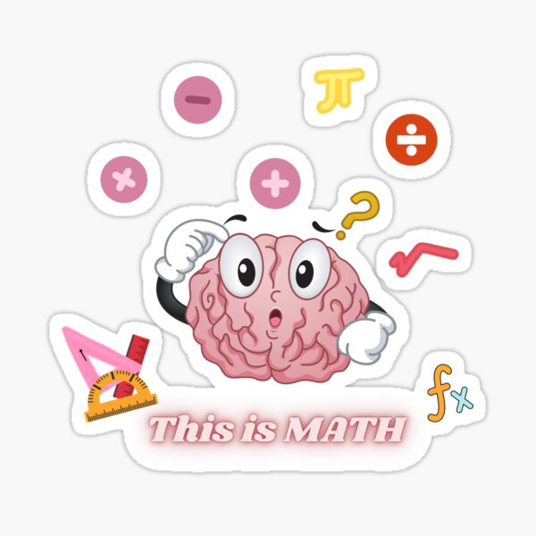 Pegatina «Esto es Matemáticas - Profesor de Matemáticas solucionador de ...