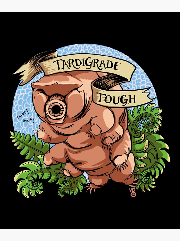 "Tardigrade Tough Crest" Poster for Sale by pinkplace | Redbubble