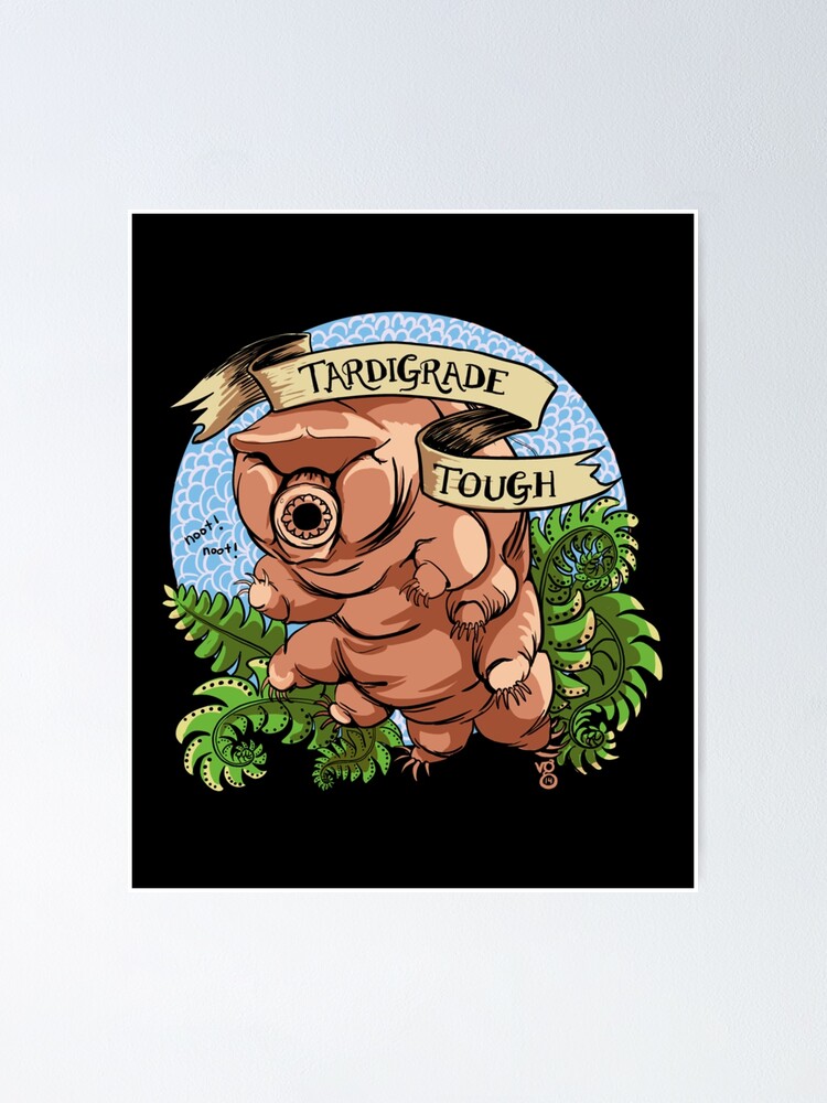 "Tardigrade Tough Crest" Poster for Sale by pinkplace | Redbubble