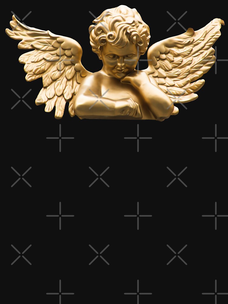 "little cherub " T-shirt for Sale by shaggydawgg | Redbubble | little cherub t-shirts - golden ...