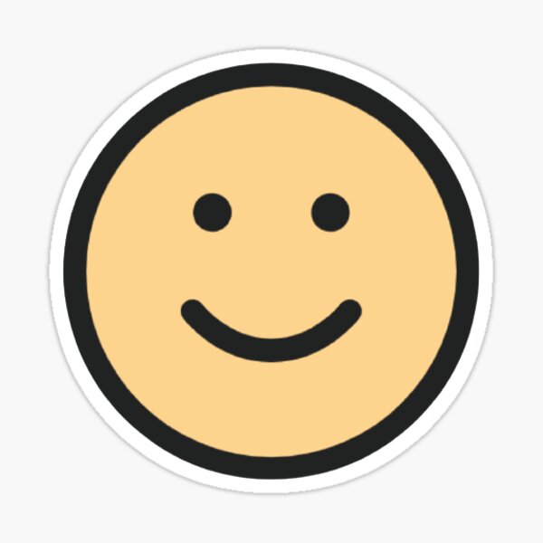 "Cute smiley face " Sticker for Sale by makenaaa96 | Redbubble