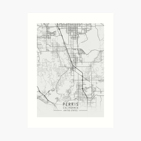 Perris California Map