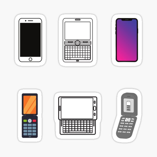 "Mobile Phone Sticker Pack - I Have Also A Phone" Sticker for Sale by ...