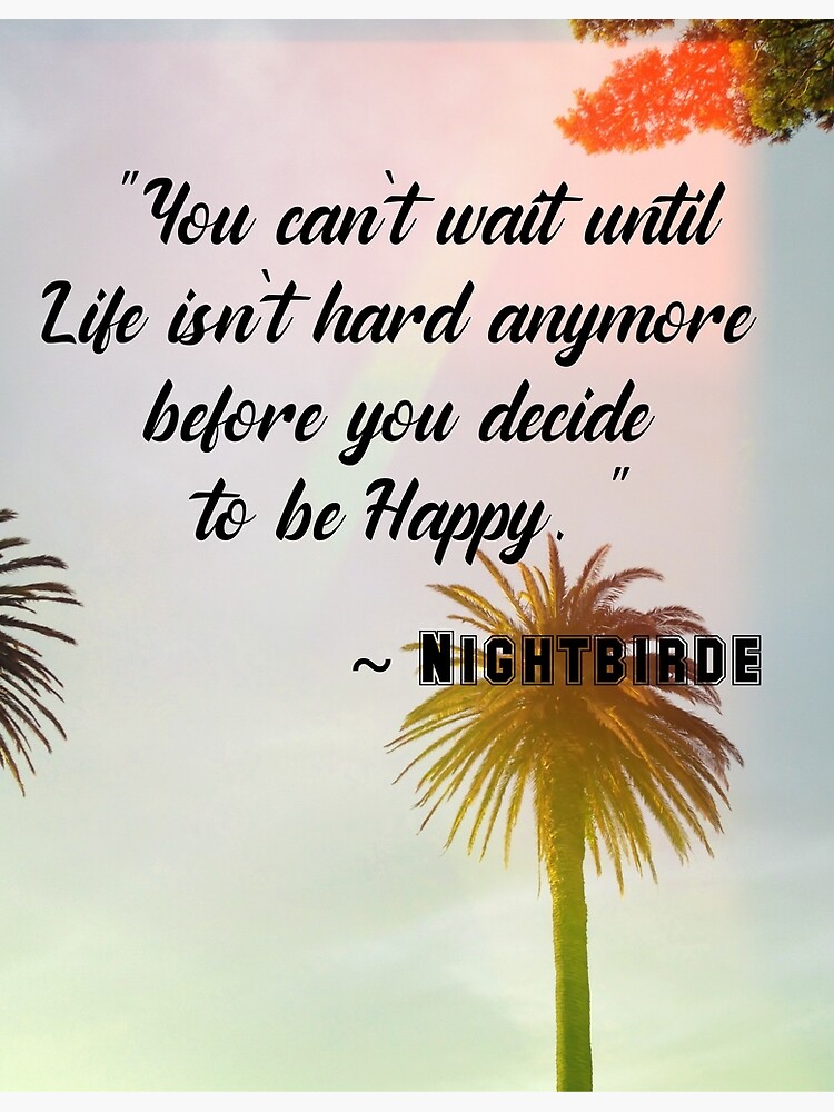 "Nightbirde " Poster by Muskurahat | Redbubble