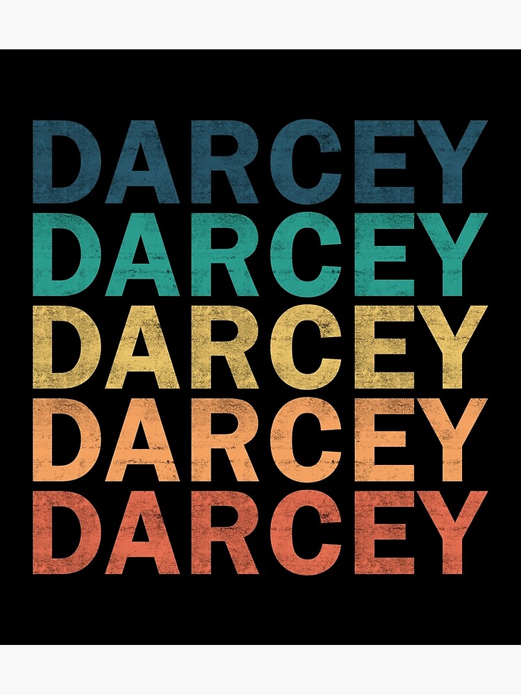 Póster «Camiseta con nombre de Darcey - Camiseta con artículo de regalo ...