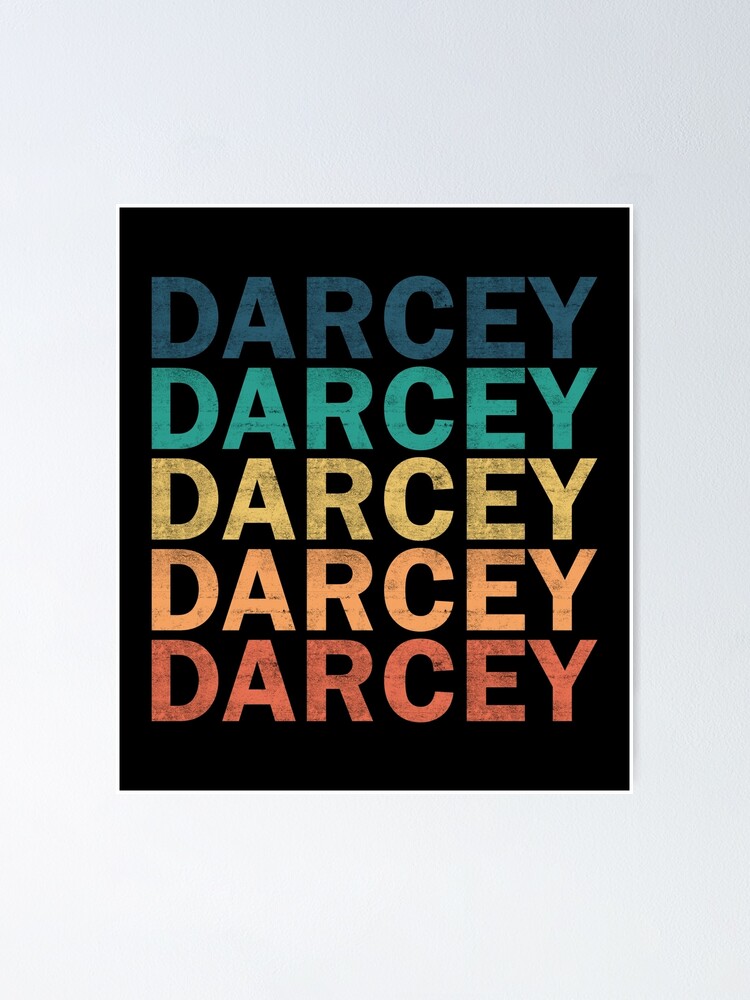Póster «Camiseta con nombre de Darcey - Camiseta con artículo de regalo ...