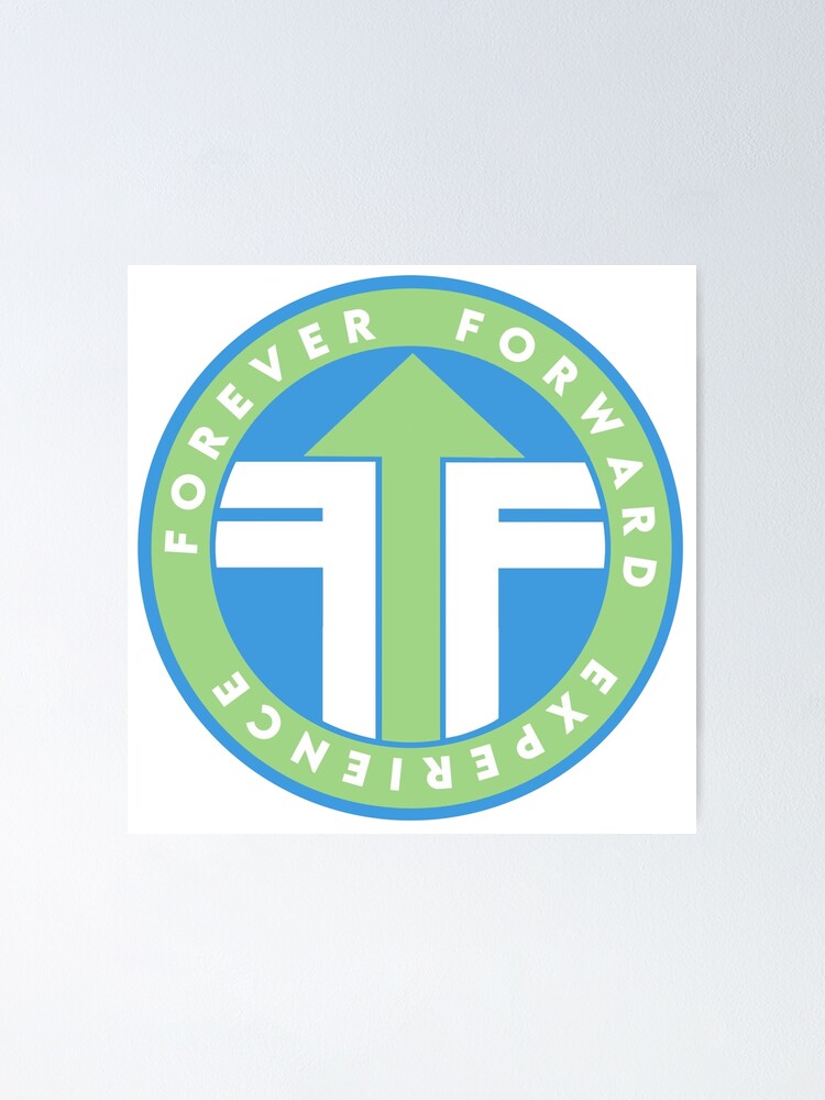 "Forever Forward Round Logo" Poster for Sale by Spleenfreak | Redbubble