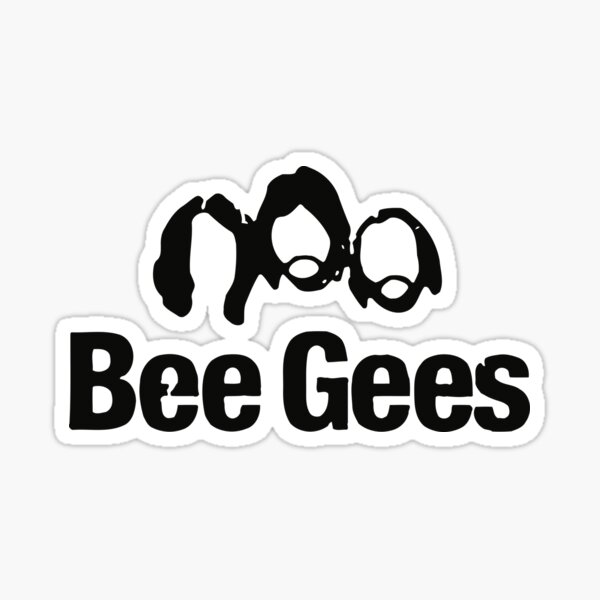 "bee gees" Sticker for Sale by Evilsoen | Redbubble