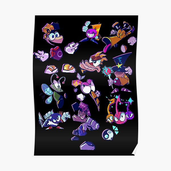 "Rayman 1! " Poster for Sale by DajourGarro | Redbubble