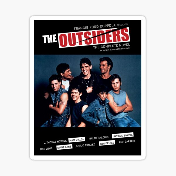 "BEST SELLING - The Outsiders" Sticker for Sale by GarwoodBest | Redbubble